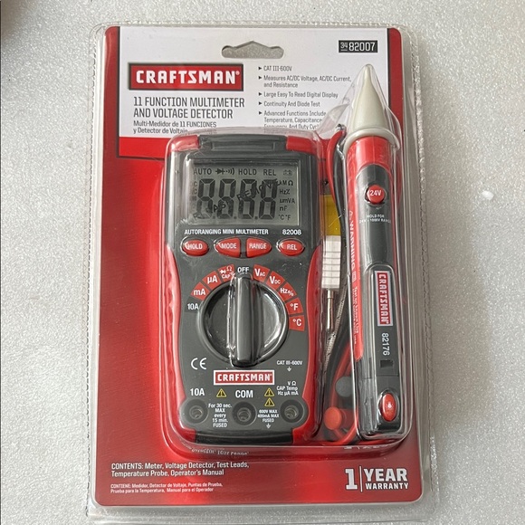 craftsman | Other | Craftsman 1 Function Multimeter And Voltage ...